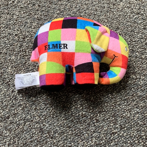 Toys | Elmer Stuffed Animal | Poshmark